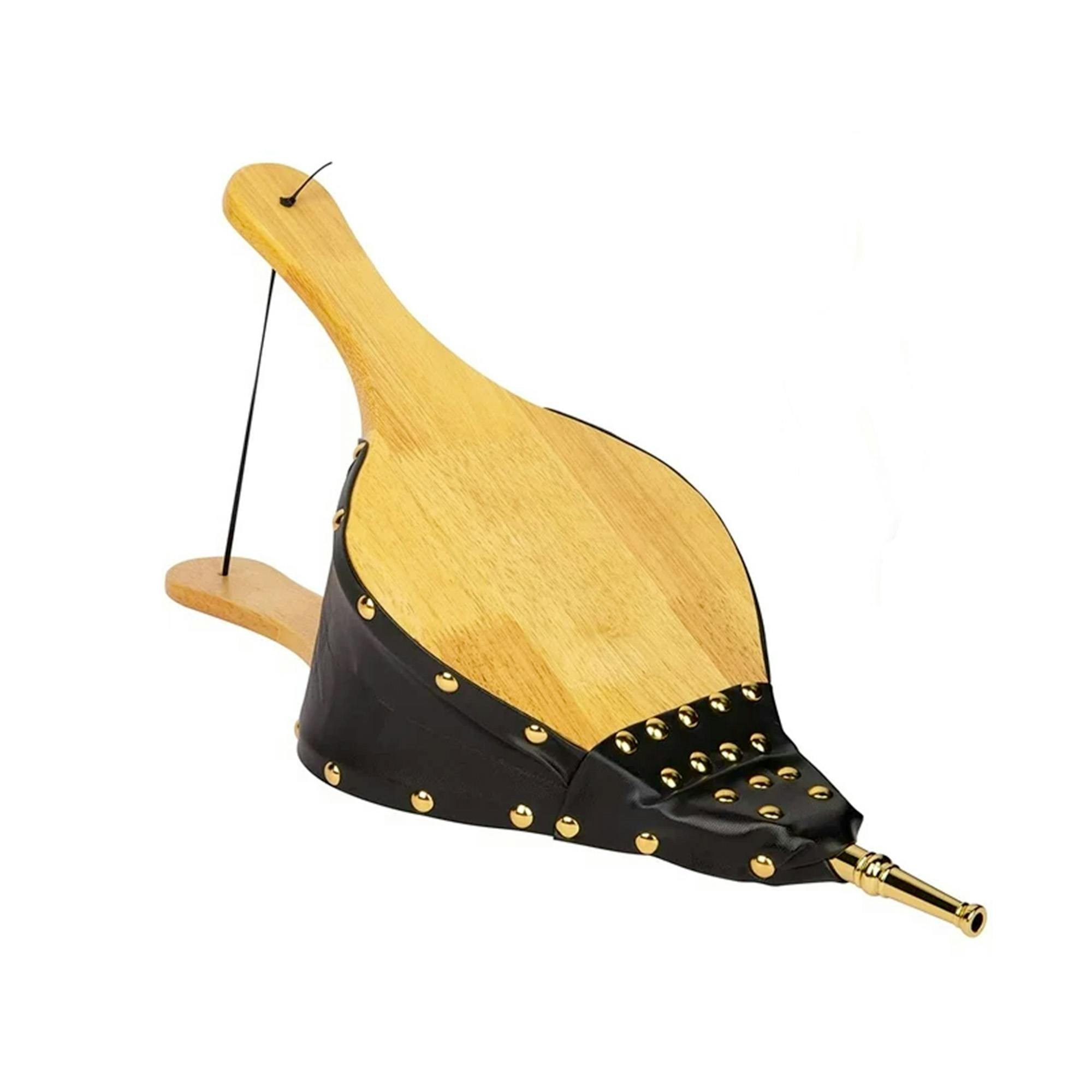 Soufflet de Cheminée En Bois et Cuir Sannover | METRO