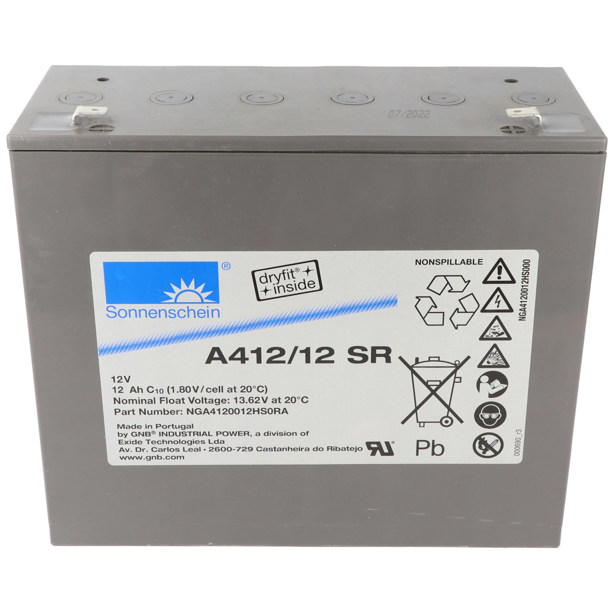 Sonnenschein Dryfit A412/12 SR Blei Akku PB 12Volt 12Ah | METRO