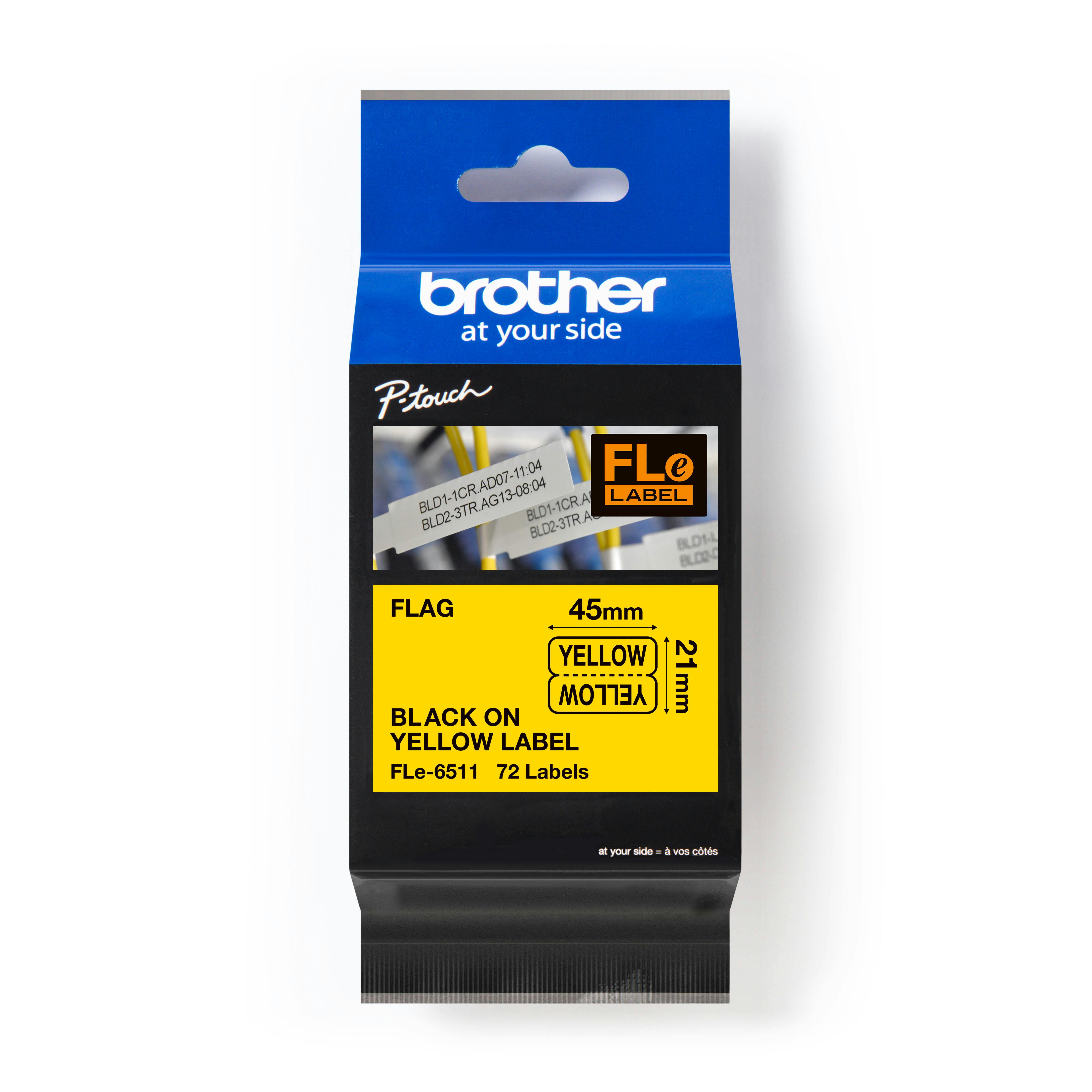 Brother FLE-6511 P-Touch gelb | METRO