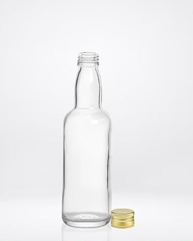 100 Mini Botellas de Vidrio 40ml para Alcohol, Recuerdos de Boda ...