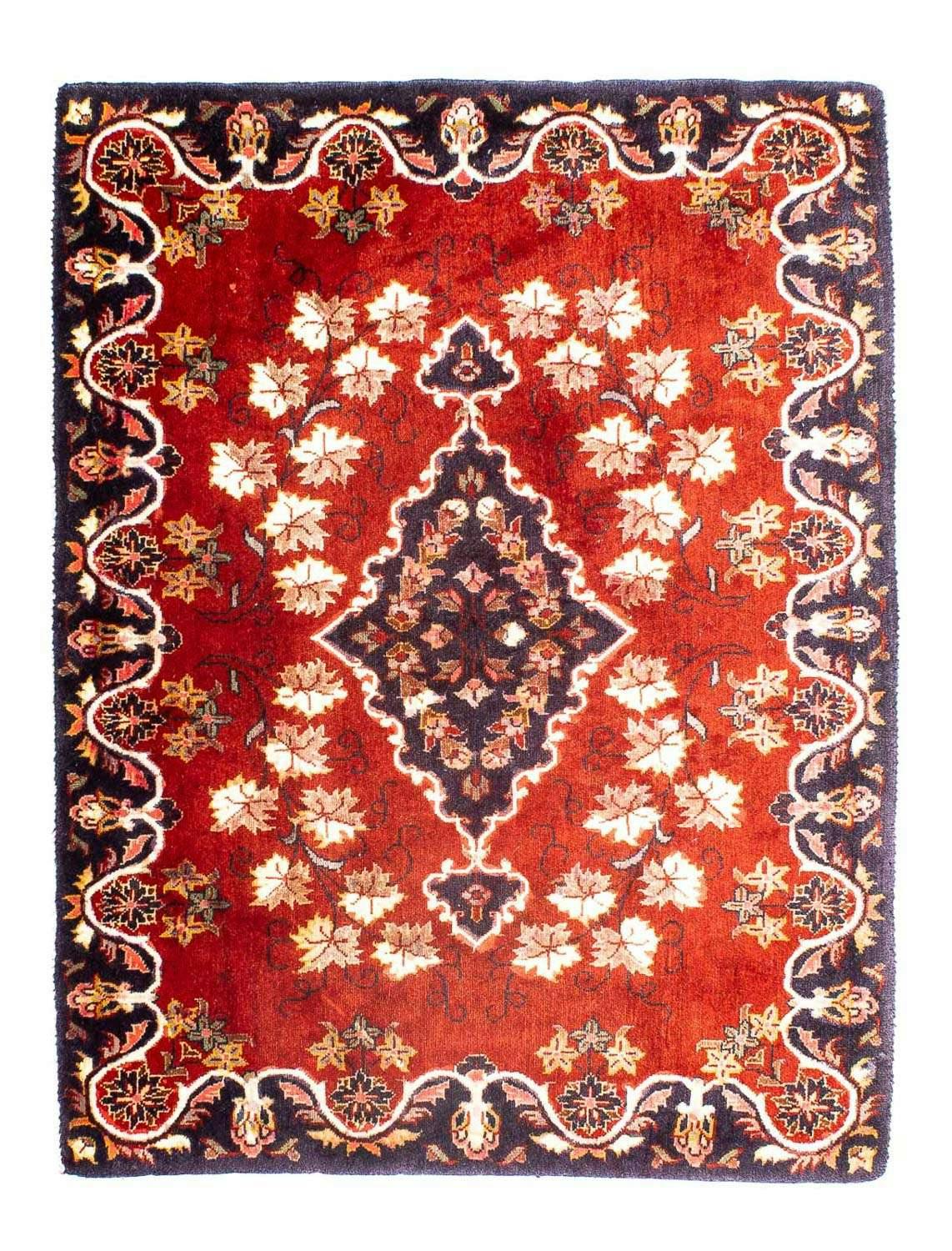 Perserteppich - Keshan - 159906 - 97 x 77 cm - rot - quadratisch | METRO