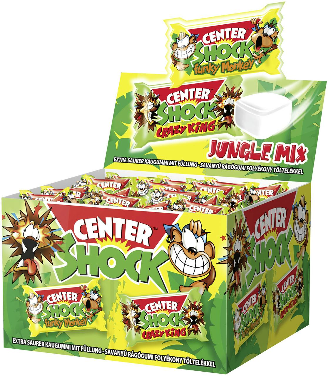 Center Shock Kaugummi Jungle Mix 100 Stück (400 g) | METRO