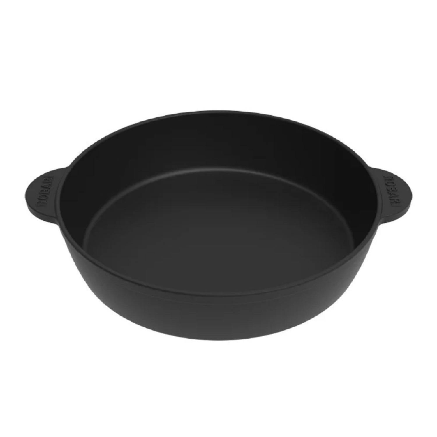 ROBARI Schmorpfanne Servierpfanne aus Gusseisen 30 cm | METRO