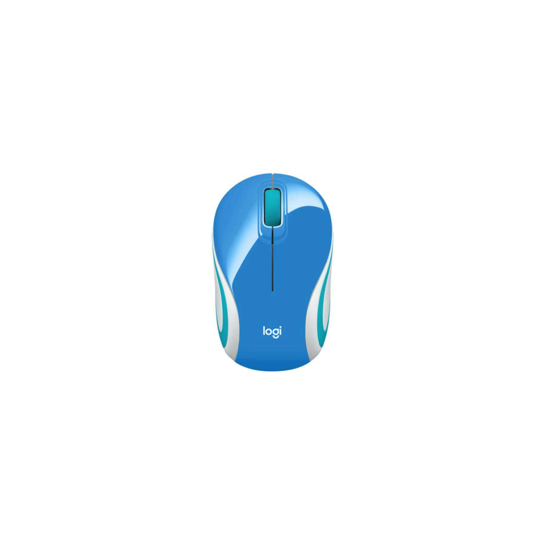 Raton Mini Inalambrico Logitech M187 Hasta 1000 Dpi Azul | Makro