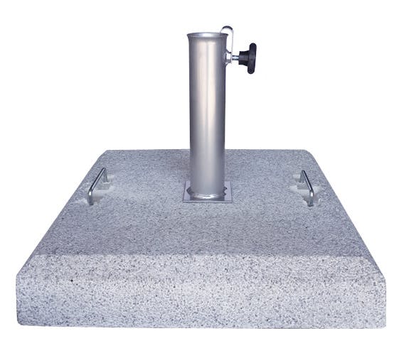 Base de chapeau 55Kg, en ciment avec granit | METRO