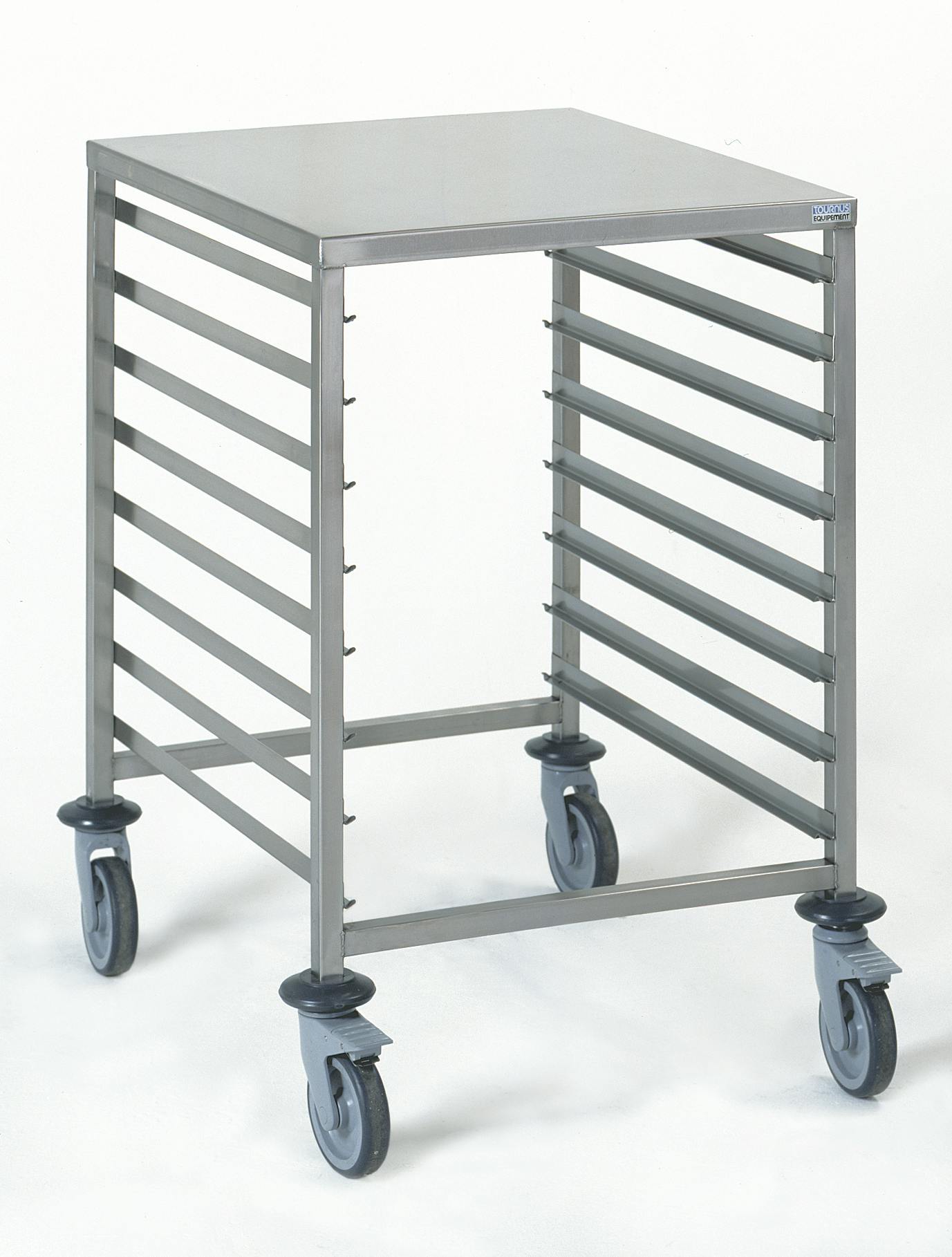 Tournus Regalwagen GN 2/1 mit 8 Ebenen & Ablage Gesamtabm:775x660x900mm ...