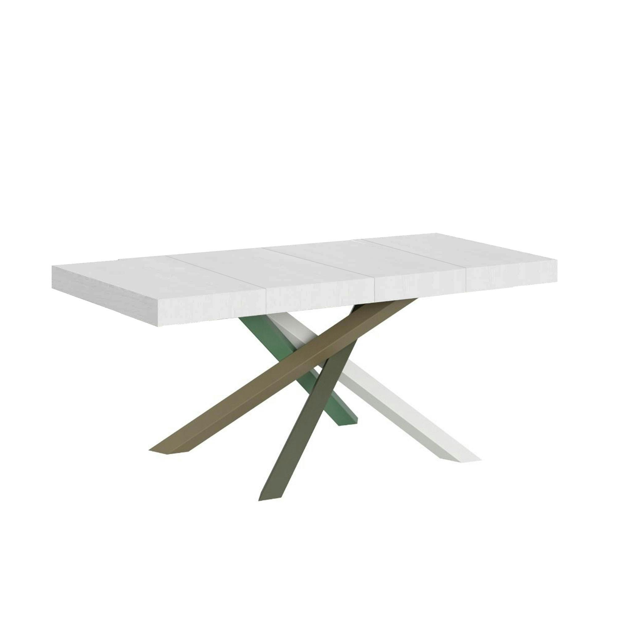 Uitschuifbare tafel 90x130/234 cm Volantis Premium Wit Essen frame 4/A ...