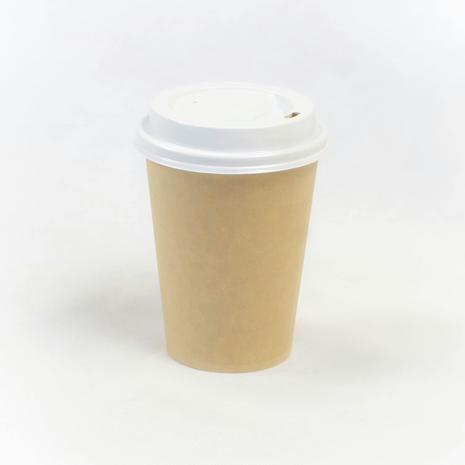 Greenvase - Vasos de cartón para café kraft 240ml con tapa(1000 uds ...