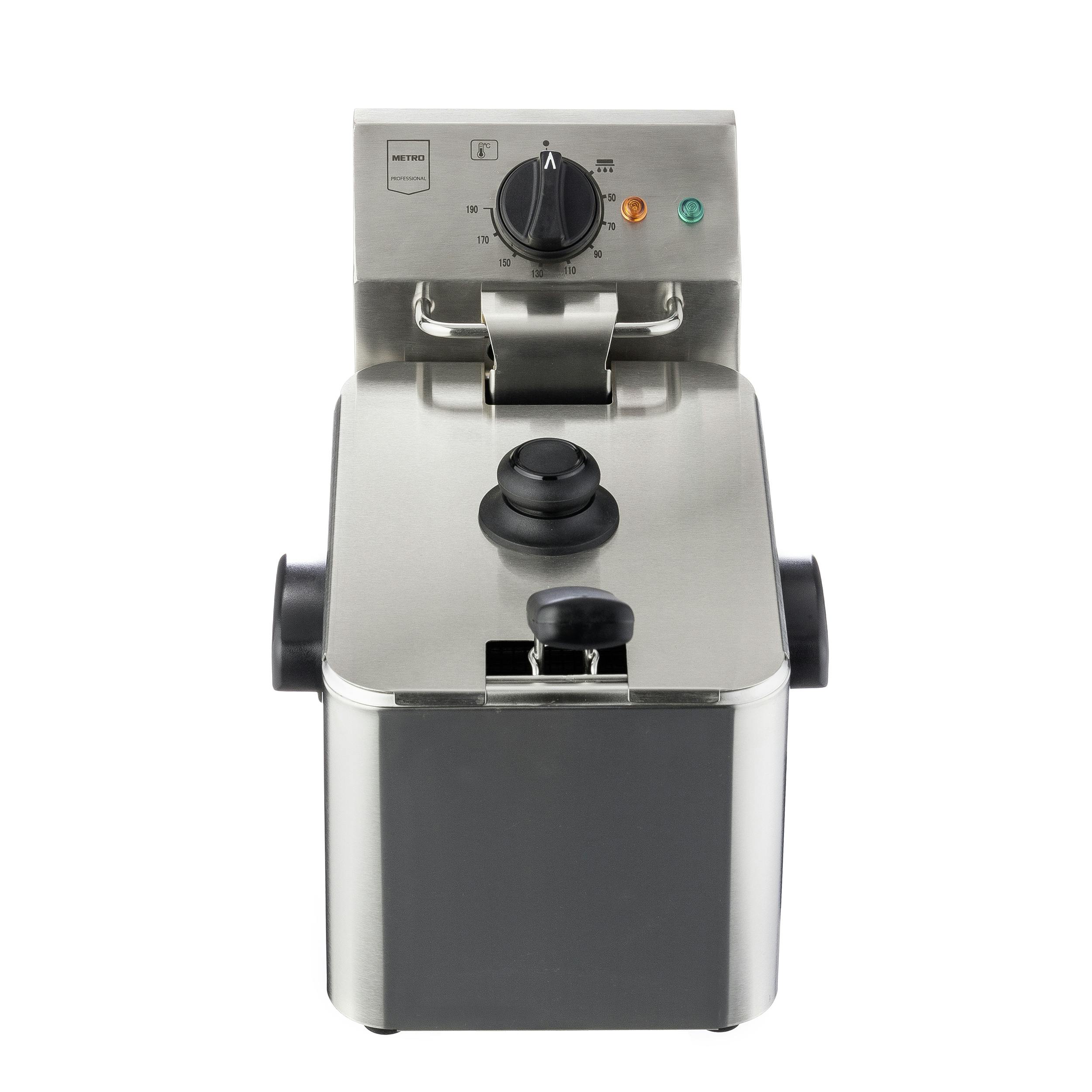 METRO Professional Friggitrice GDF3004, acciaio inox, 26.4 x 37.8 x 31. ...