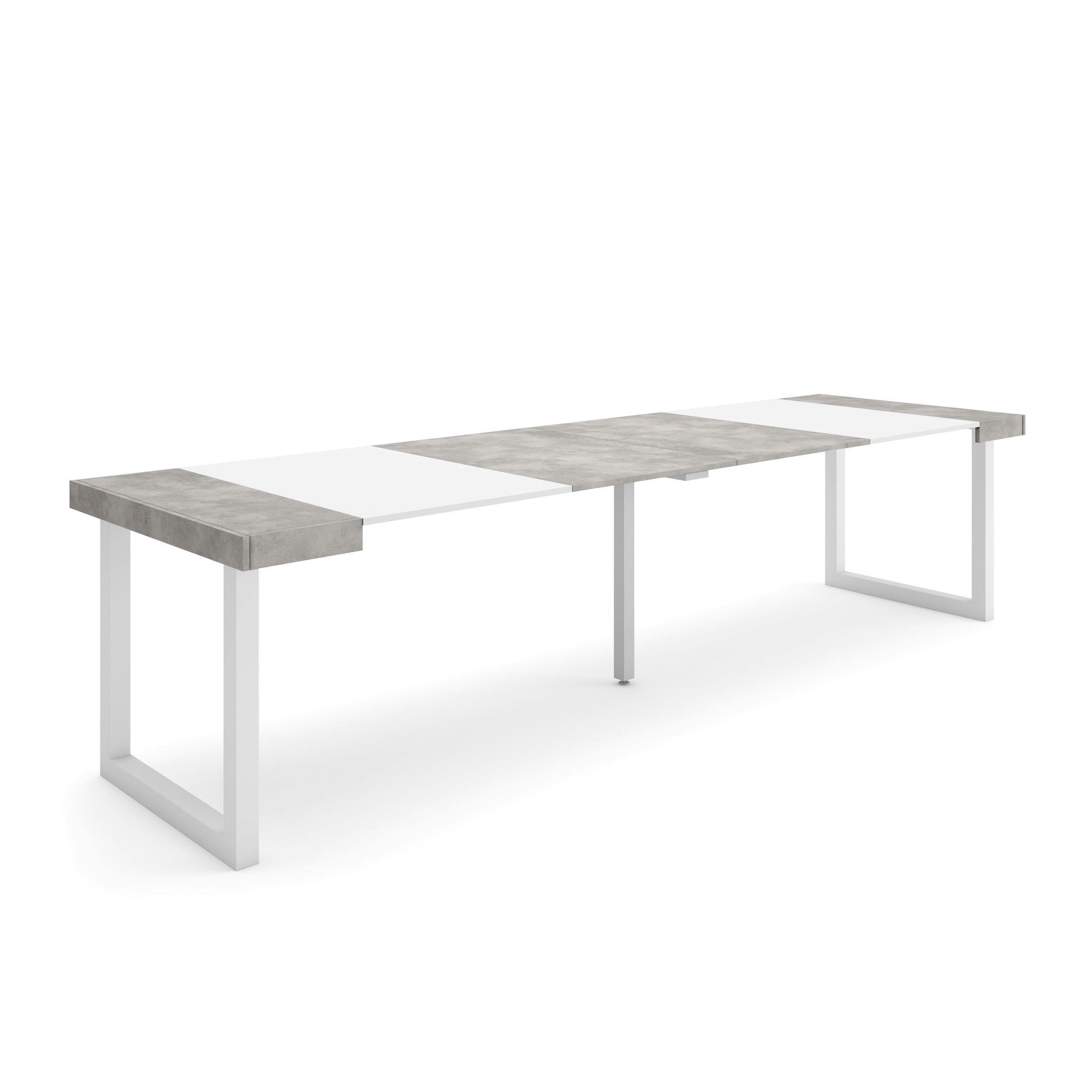 Uitschuifbare Consoletafel, Console table, 302x90x73cm, Voor 14 ...