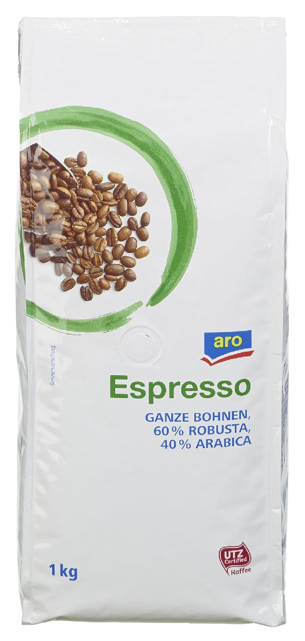 aro Kaffeebohnen Espresso Robusta Arabica (1 kg) | METRO