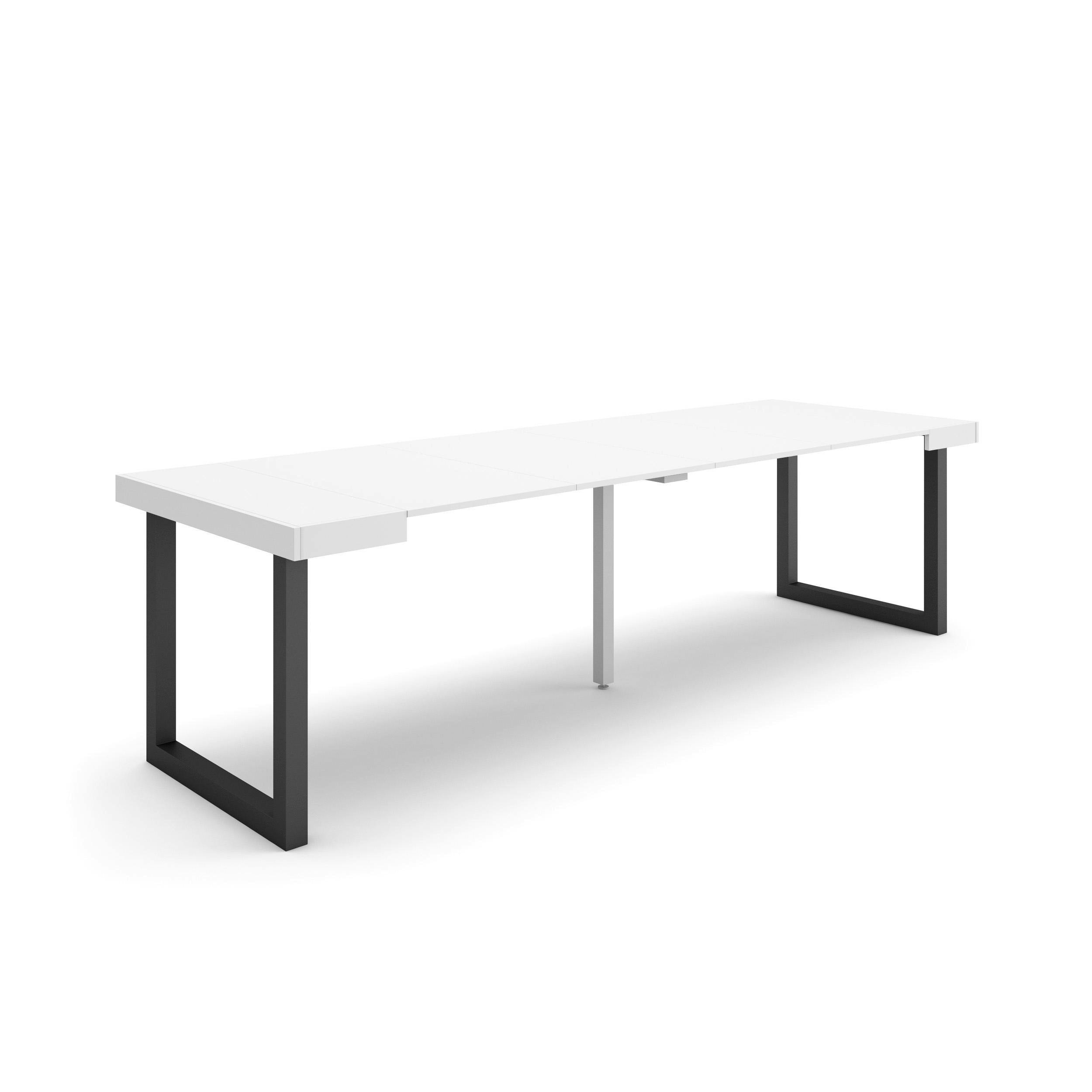 Uitschuifbare Consoletafel, Console table, 262x90x73cm, Voor 12 ...