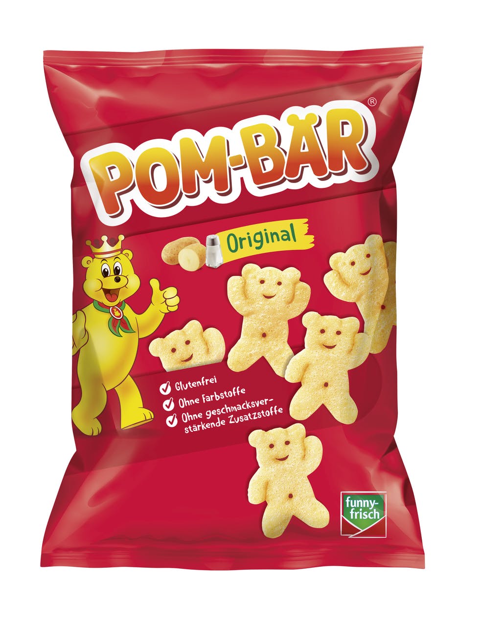 Pom-Bär Original Chips Kartoffelsnack 12 x 30 g (360 g) | METRO