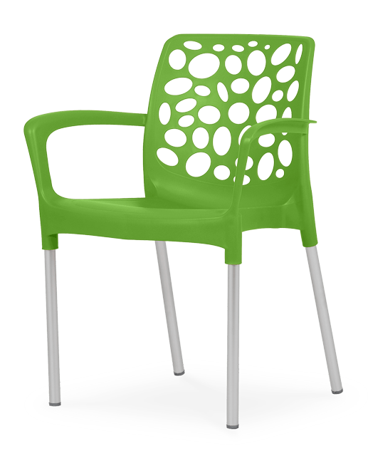 Pack 40 Sillas ALEXA ROUND Pêra verde | Makro