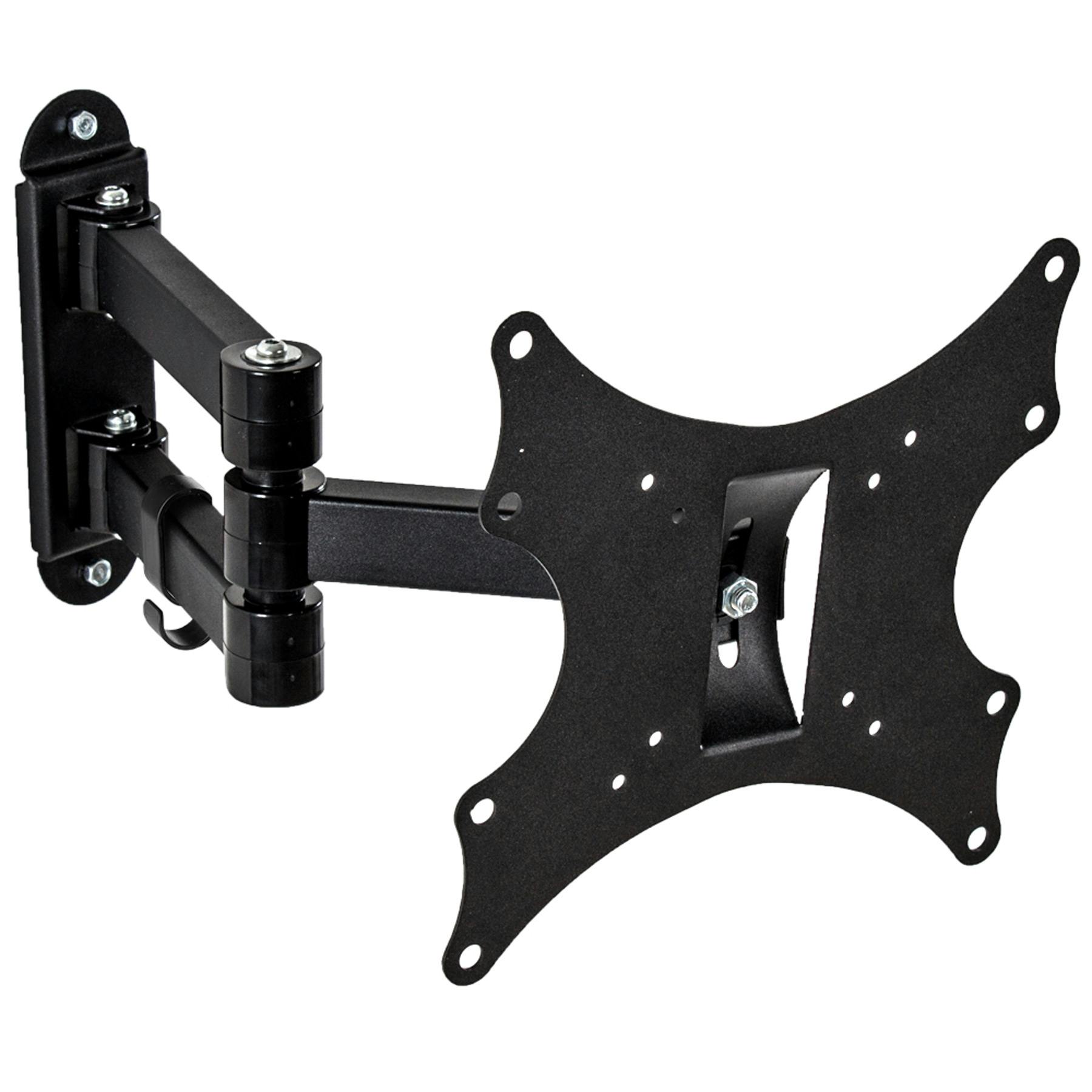 tectake Support mural TV 17"- 37" orientable et inclinable - noir ...