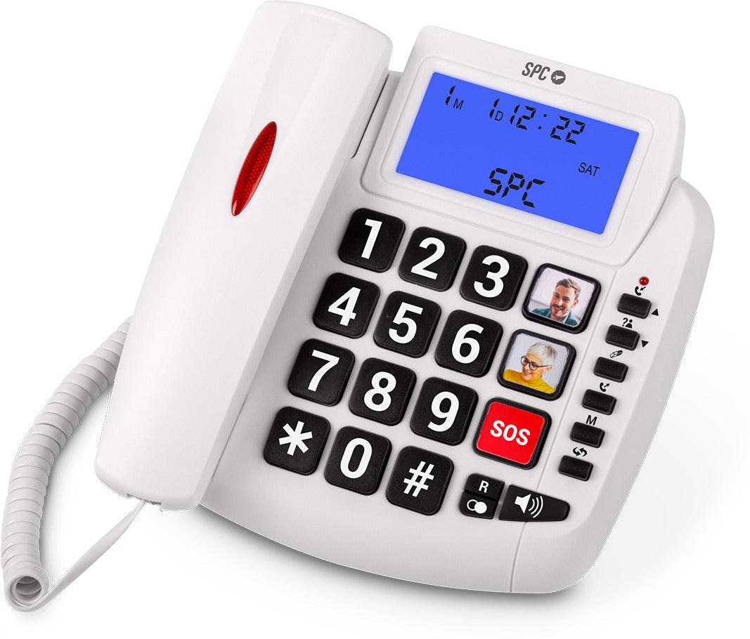 SPC Comfort Volume 2 - Festnetztelefon für Senioren XL-Tasten, Display ...