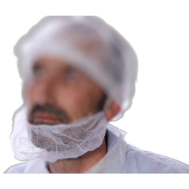 Cache-barbe non tissé Blanc x 1000 - MEDIPROTEC | METRO