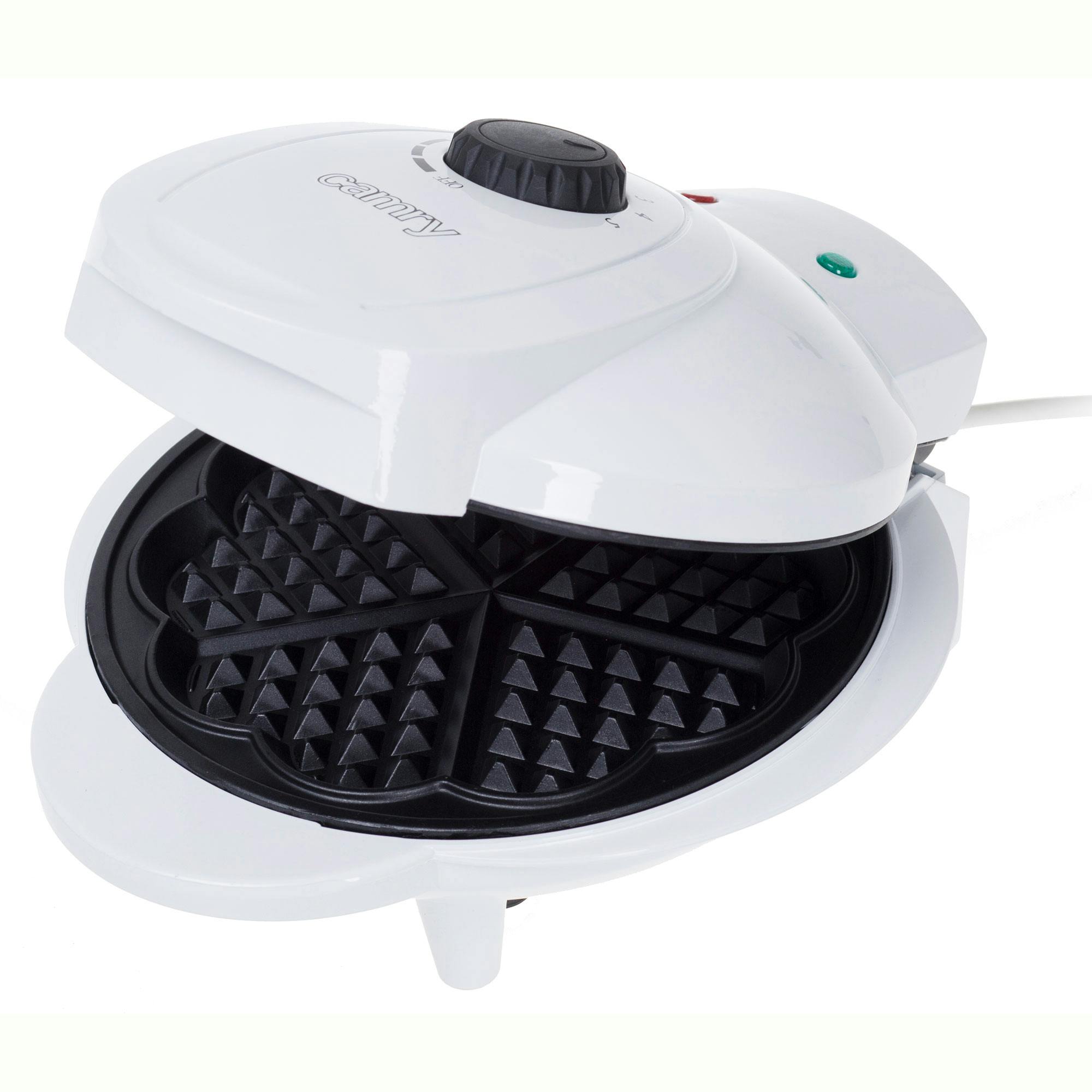 Camry CR 3022 Máquina de Waffles, 5 Waffles em Forma de Coração, Placas ...