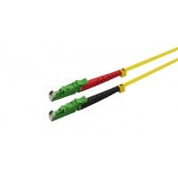 Helos LWL Patchkabel E2000® APC/E2000® APC (LSH) Duplex 9/125µm OS2 gelb 20,0m | METRO