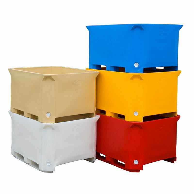 Container isoliert, 1230x1030x580 mm 448 Liter dyn. Traglast: 450 kg ...