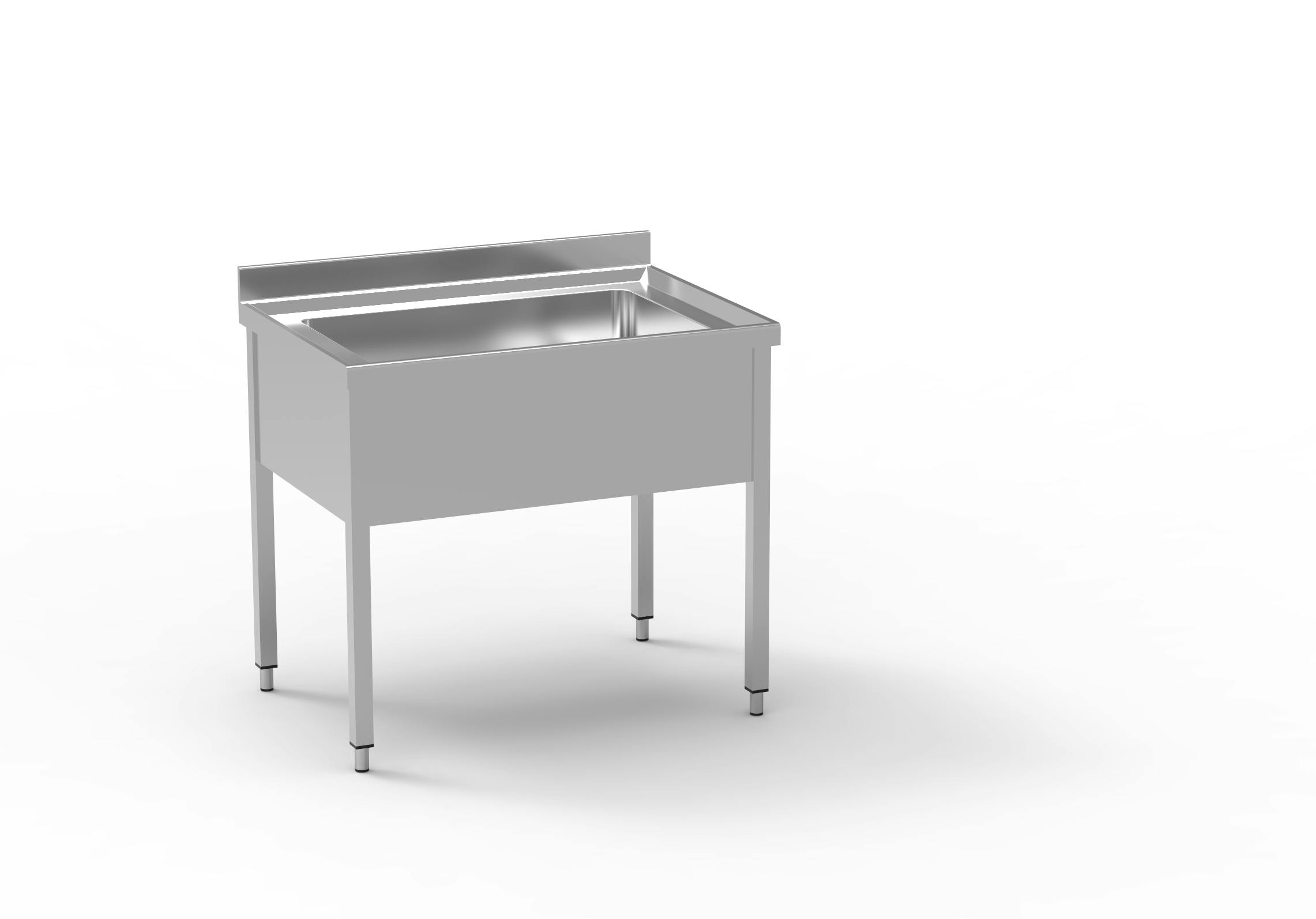 ERATOS Plonge Grande Capacite Aisi-304 18/10 - 1000X700 - 1 Cuve 800X500X350 FGB-107/10 | METRO