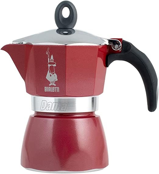 Bialetti Caffettiera Dama Special Edition Alluminio, Rosso, Capacità 3 ...