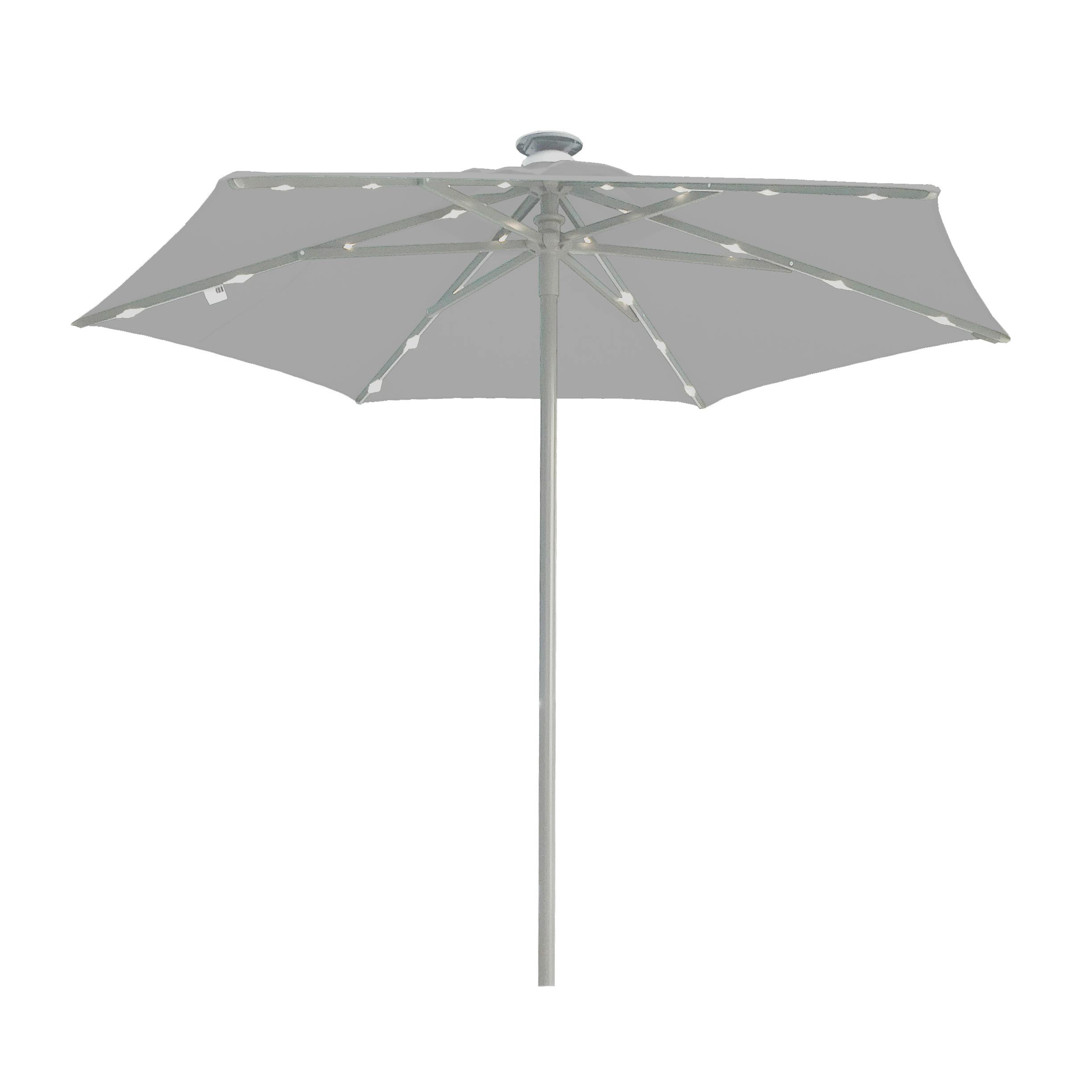 METRO Professional LED Opduw Parasol, Aluminium / Polyester, Ø 2 x 2,33 ...