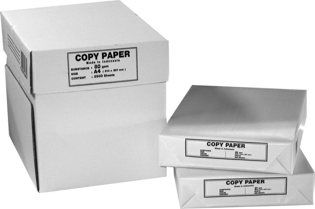 Benza Papier Printpapier Kopieerpapier 75 Gram A4 Wit 1000 vel (2 ...