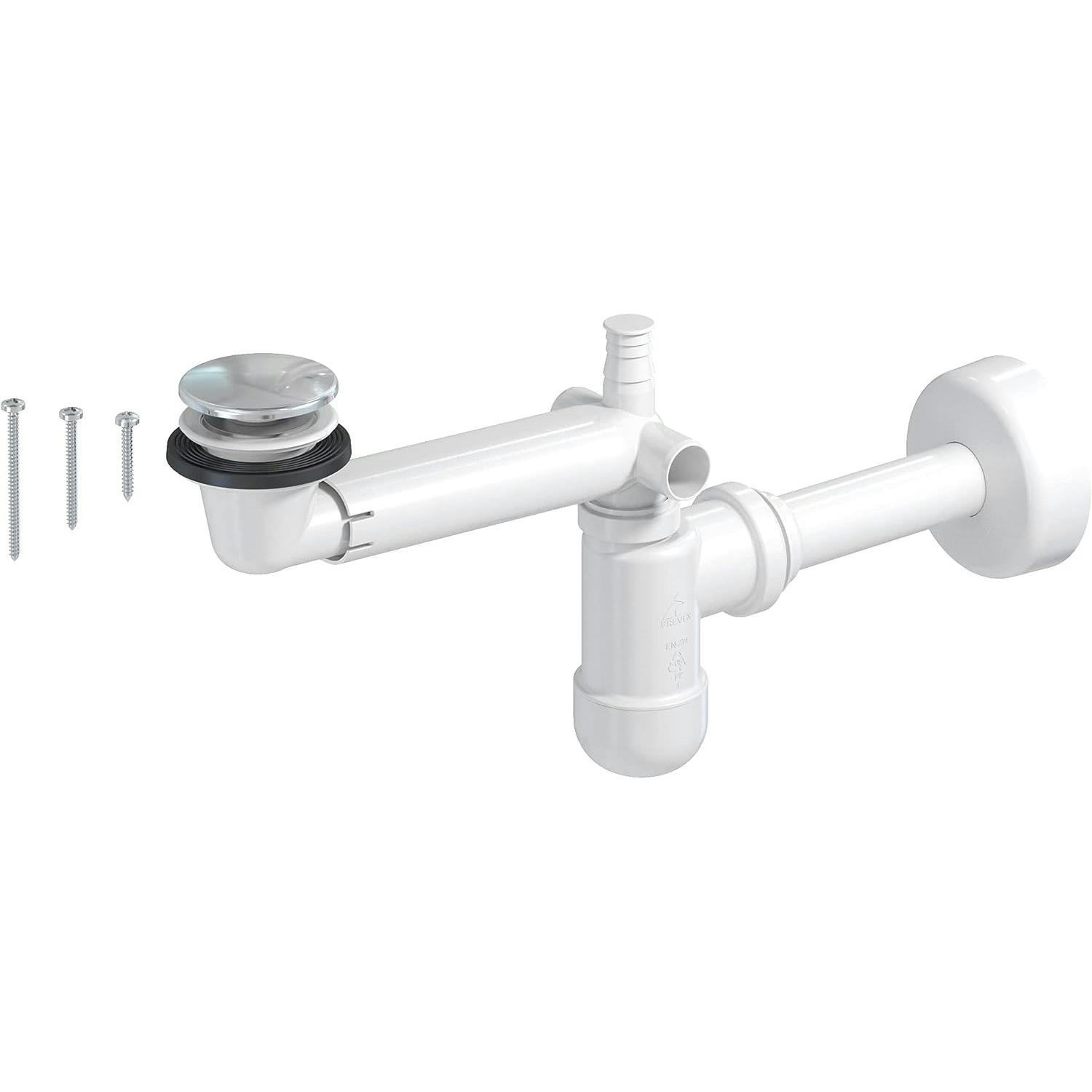 PREVEX Preloc Universal-Siphon für Waschbecken platzsparend 32/40 mm ...