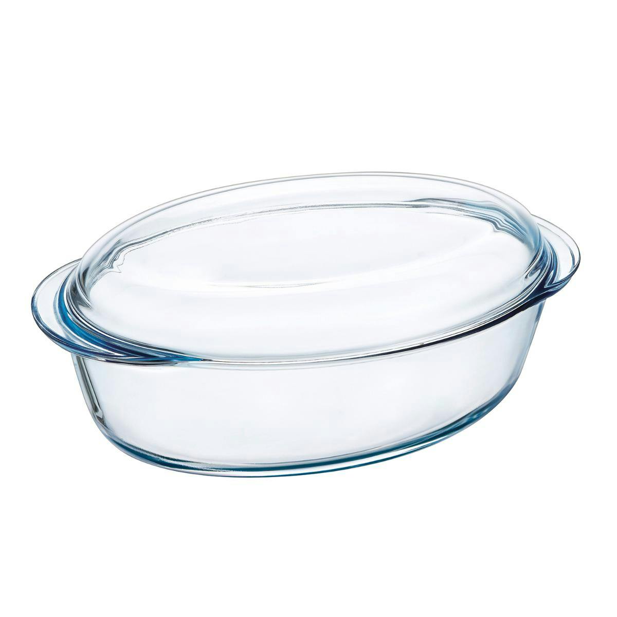 Pyrex Classic Verre Cocotte Ovale En Verre Avec Couvercle 33 X 20 X 10 ...