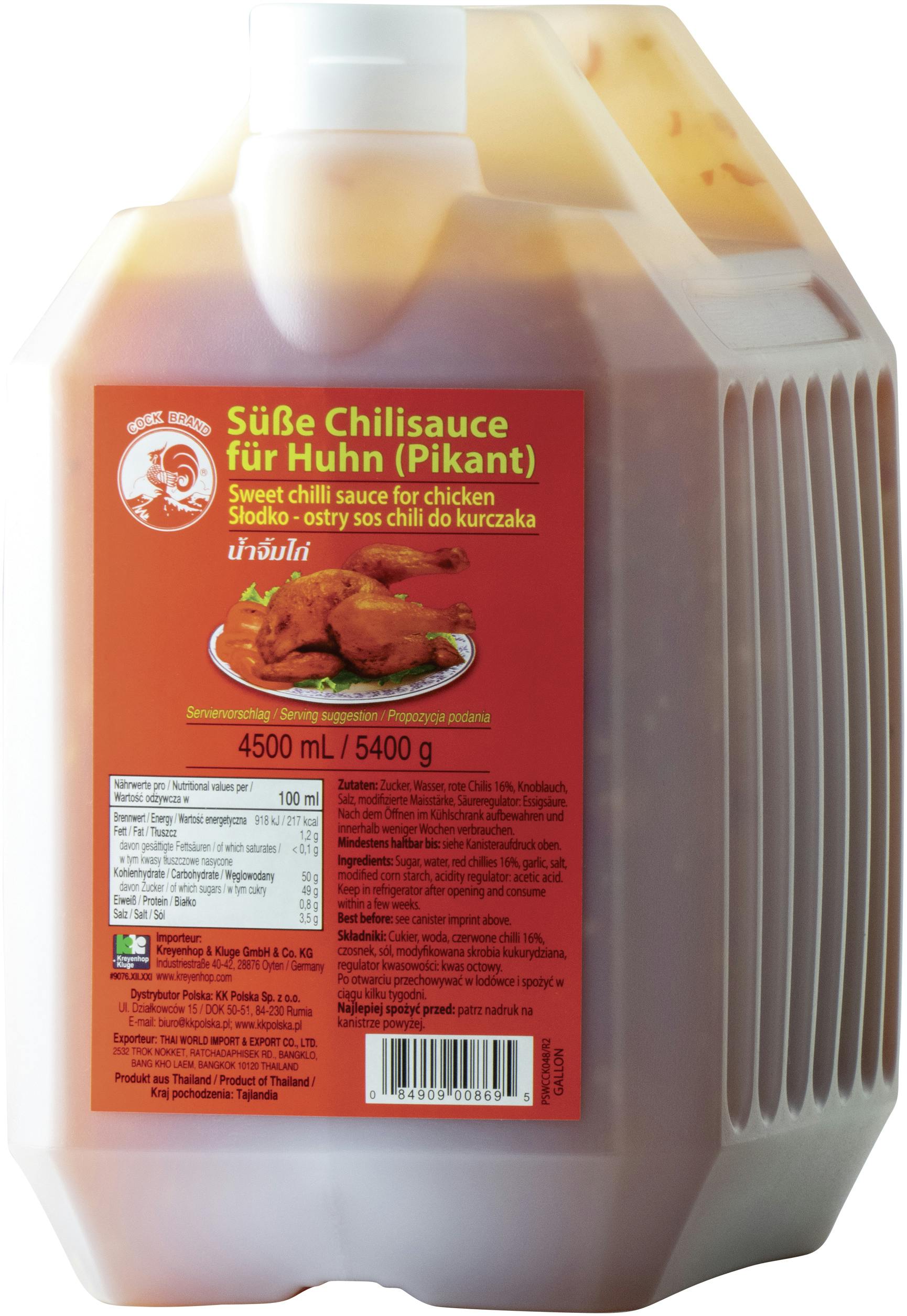COCK Süße Chilisauce für Huhn (4,5 l) | METRO