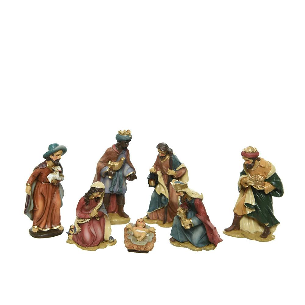 Set Di 7 Figure Per Presepe 9Cm | METRO