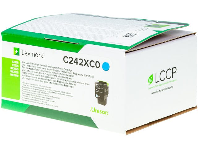 Copiadora/láser LEXMARK C242XC0 LEXMARK MC2425 TONER CYAN EHC | Makro