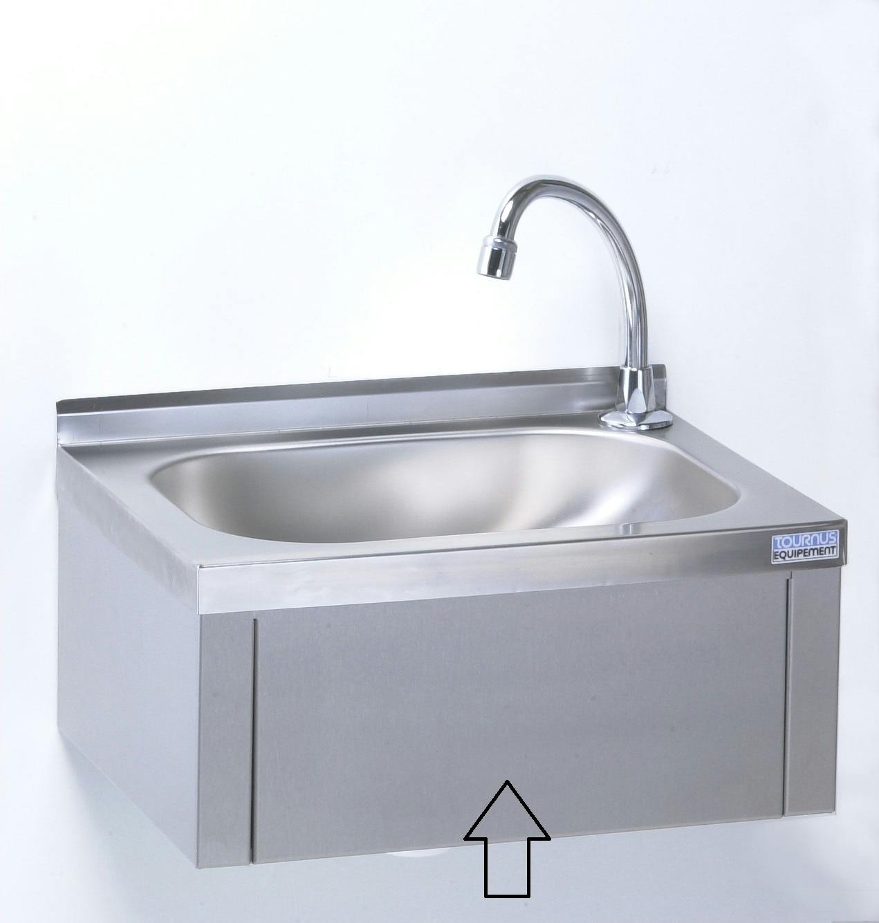 Tournus-handwastafel GC Afm. 415 x 310 x 185 mm, wastafel 345 x 245 mm ...