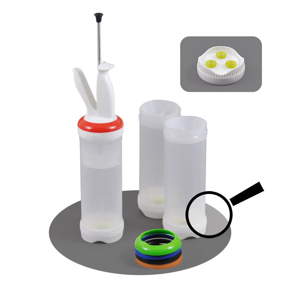 Portion Pal Kit "L" 710ml, mit 3-Loch Deckel -Komplettsatz | METRO ...