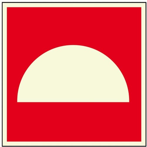 Aufkleber I PERMALIGHT plus langnachleuchtend Brandschutzzeichen ...