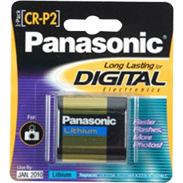 Panasonic CR-P2 Photo Batterie CR-P2P, CRP2P, CR-P2PEP, 6Volt | METRO