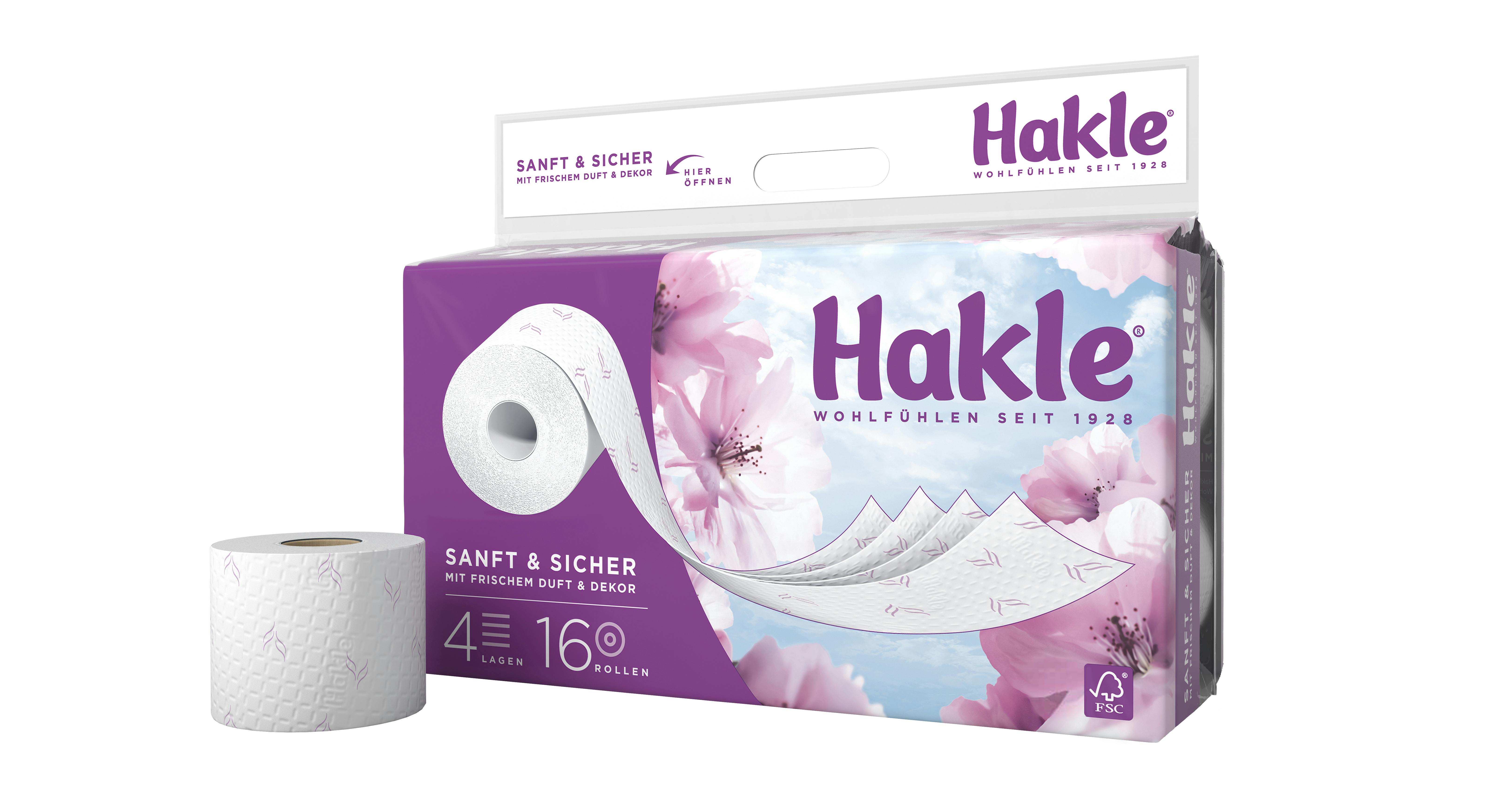 Hakle Toilettenpapier Sanft & Sicher (4-lagig, 16 Rollen) | METRO ...
