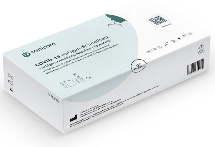 MR Sanicom GmbH Corona Schnelltest für zuhause - COVID-19 Antigen ...