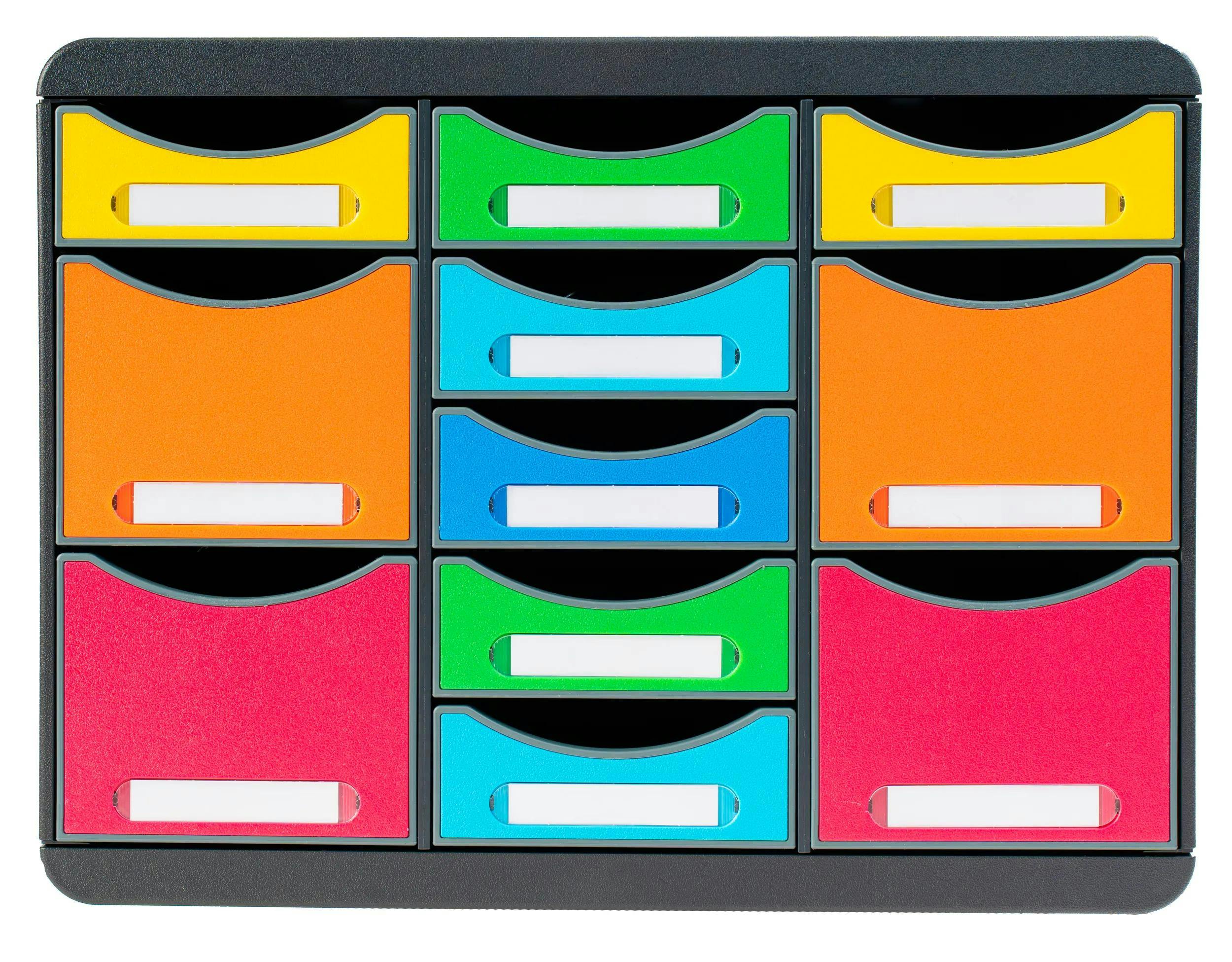 Exacompta 313798D 1x STORE BOX MULTI ladenbox met 11 laden, Iderama ...