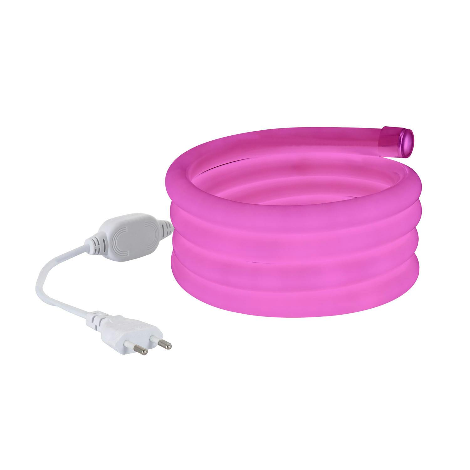 efectoLED Tira Neón LED Regulable 220V AC 120 LED/m Circular 360 Rosa ...