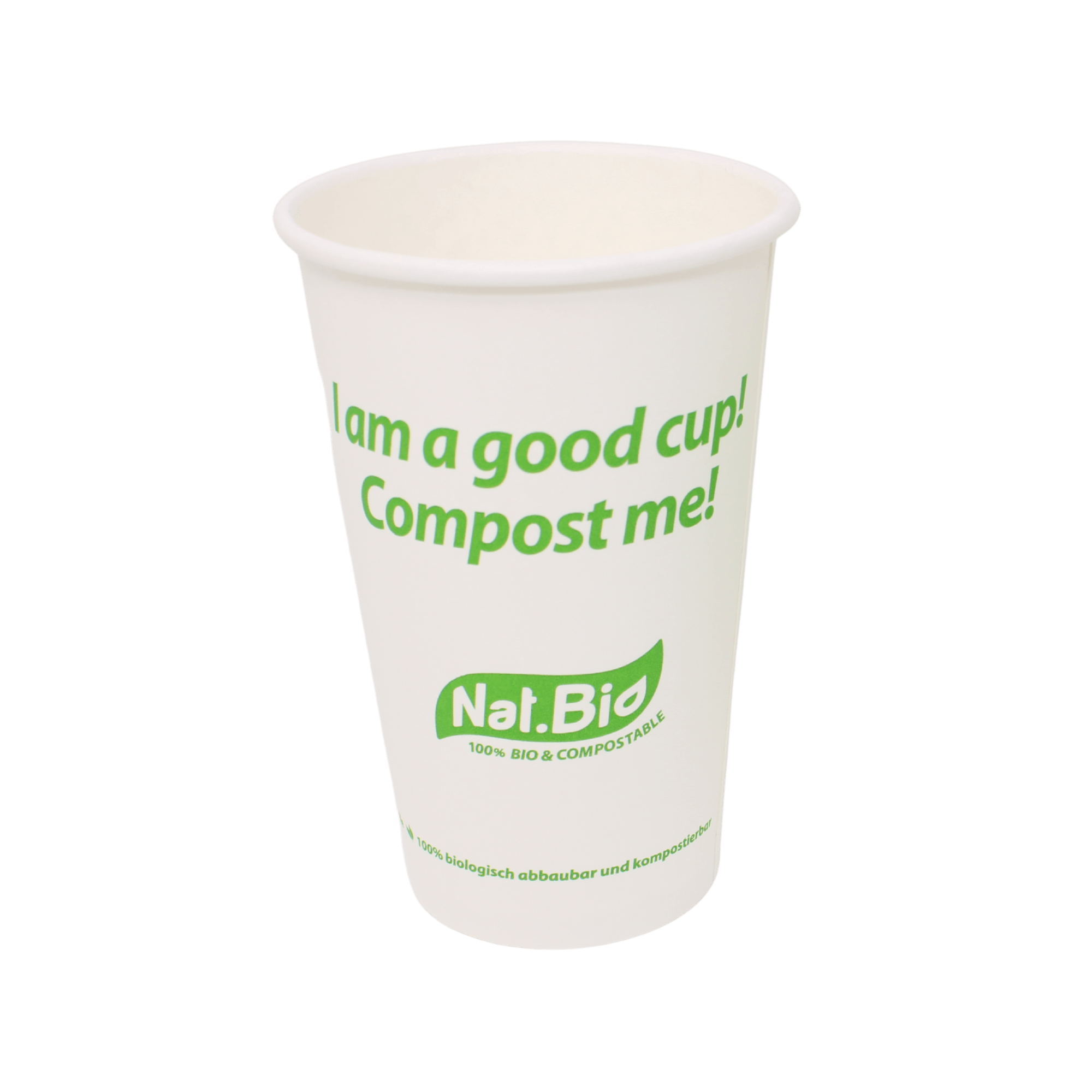 Bio Einwegbecher "GreenTree" 0,355 L - Pappe PLA-beschichtet ...