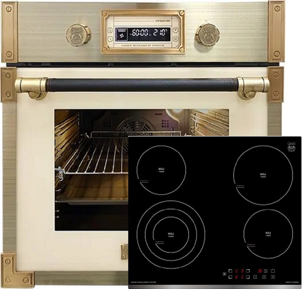 Kaiser EH 6427 ElfAD Einbaubackofen + KCT 6703 Glaskeramikkochfeld 60 ...