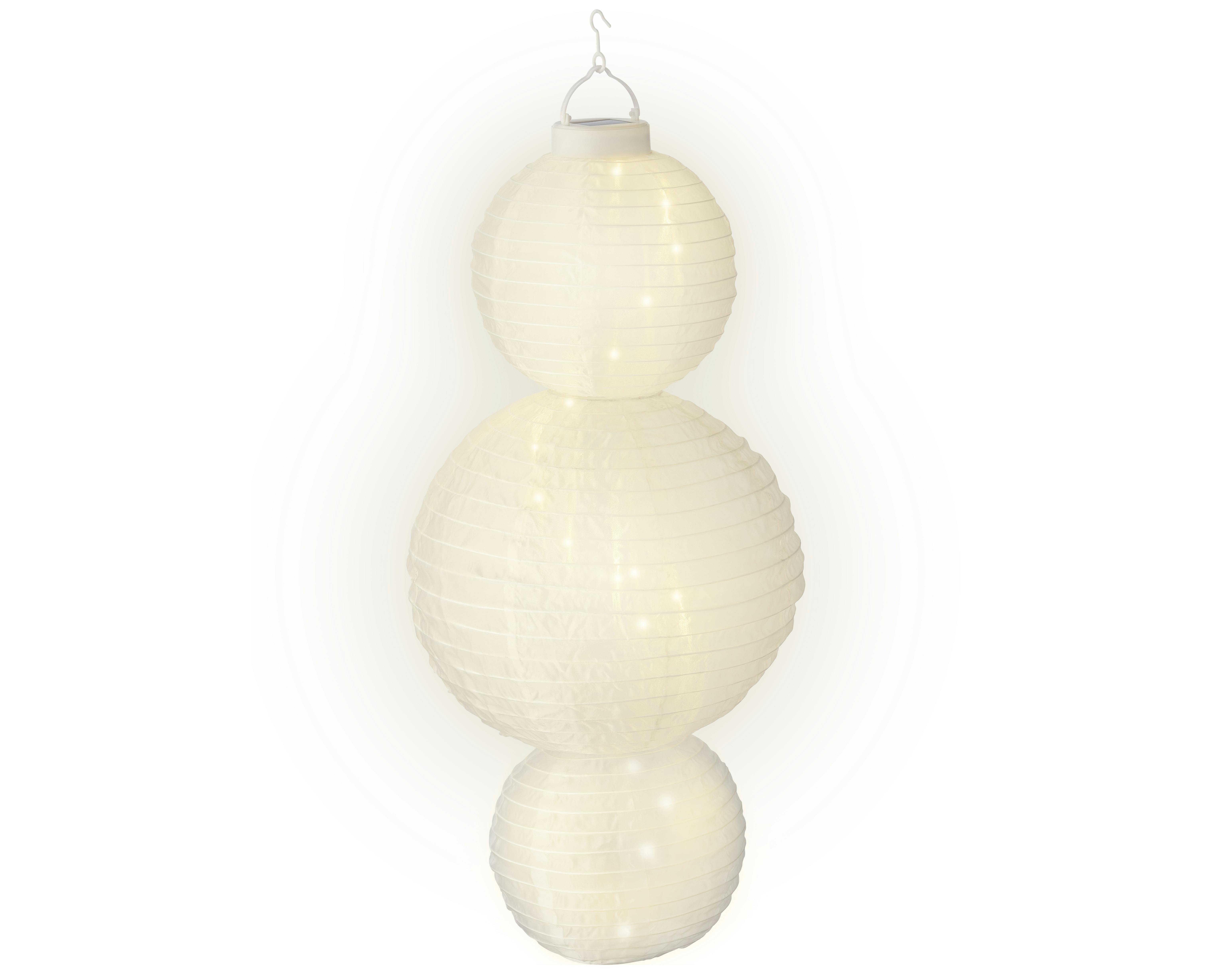 Lumineo 898723 Solar lantaarn. Maat:dia28-H58cm-15L Wbox | Makro