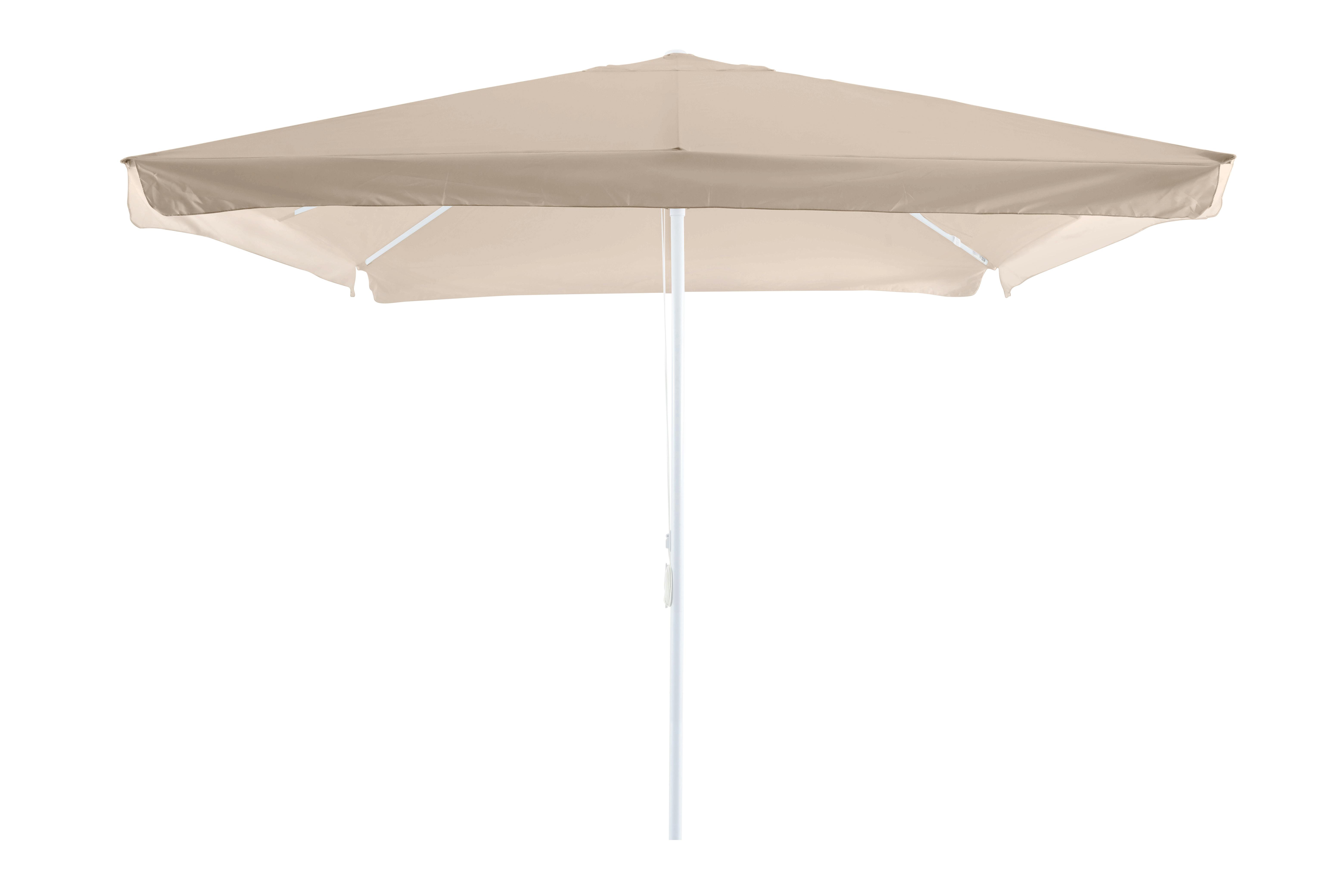 Tarrington House Ombrellone quadrato Pulley, alluminio / acciaio, 3 x 3 ...