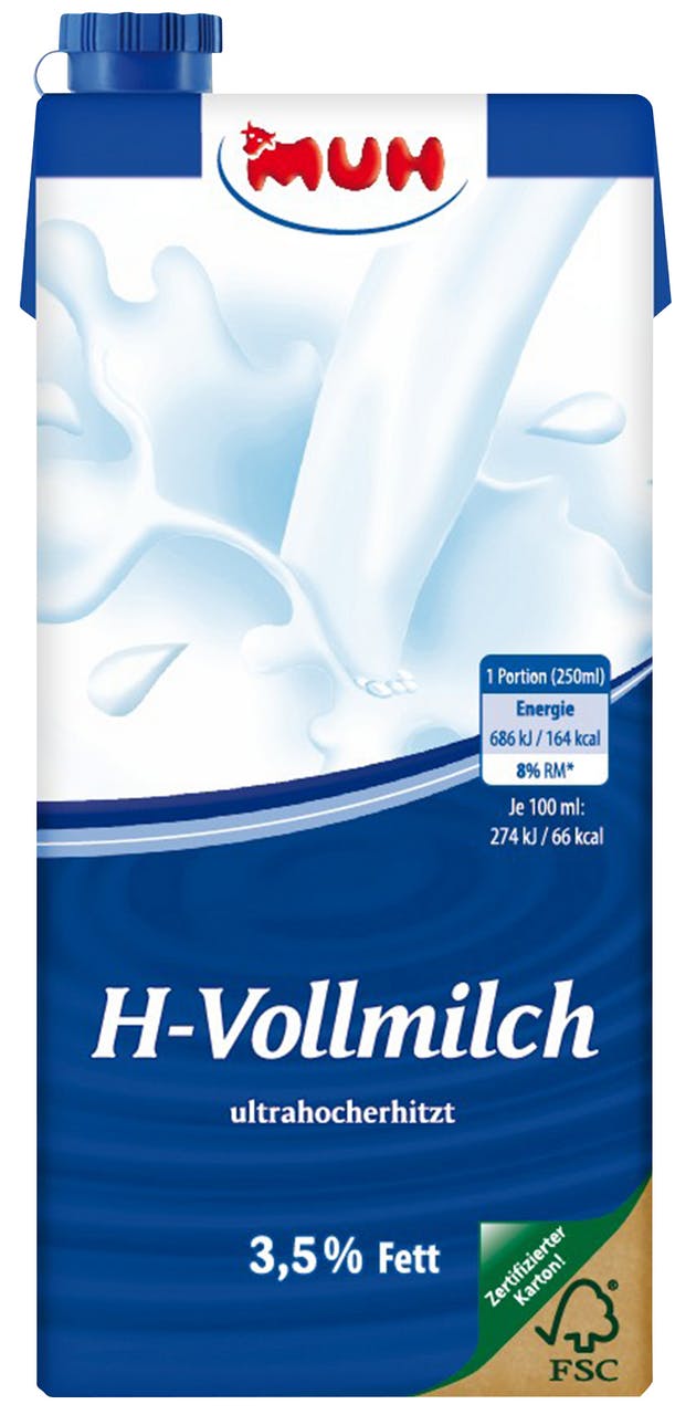 Muh H-Milch 3,5 % 12 x 1 l (12 l) | METRO