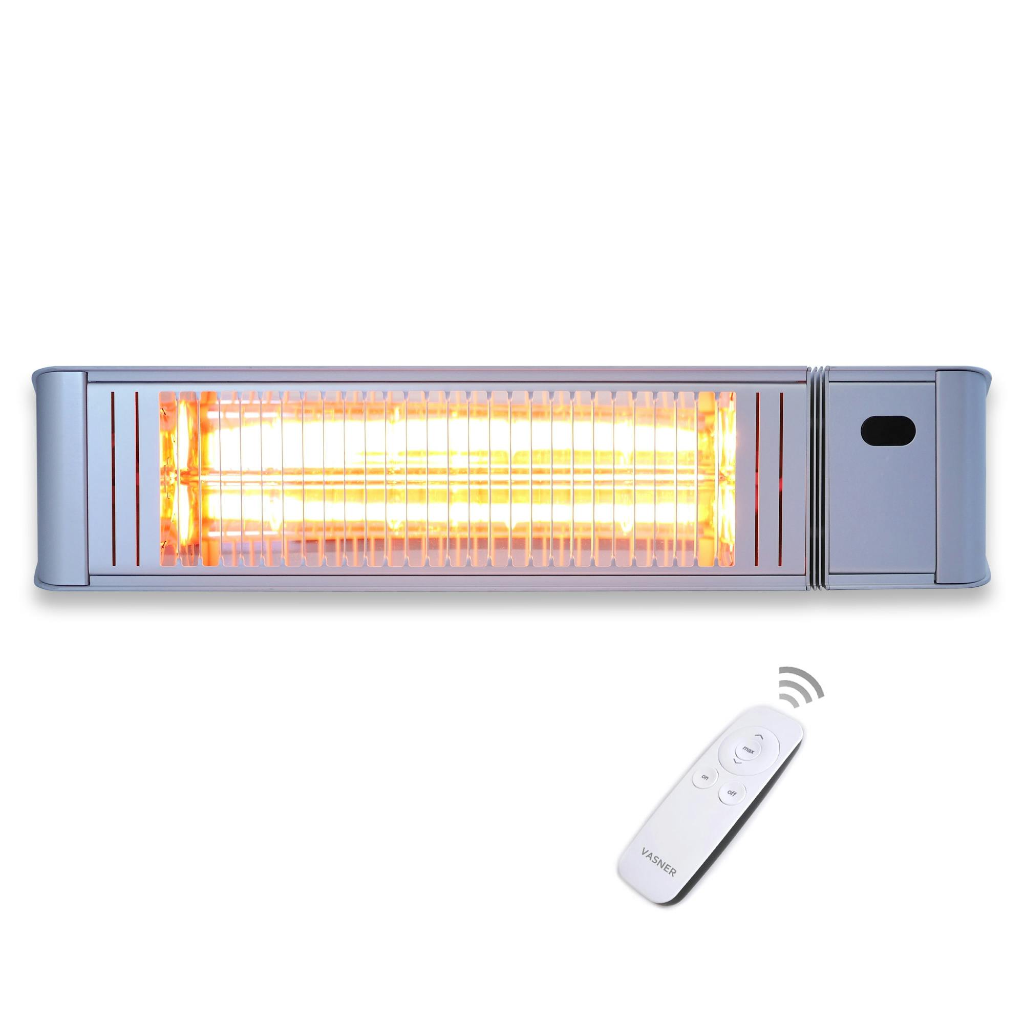 VASNER Teras X20 Infrarood Patio Straler 2000 Watt Zilver, IP65 ...