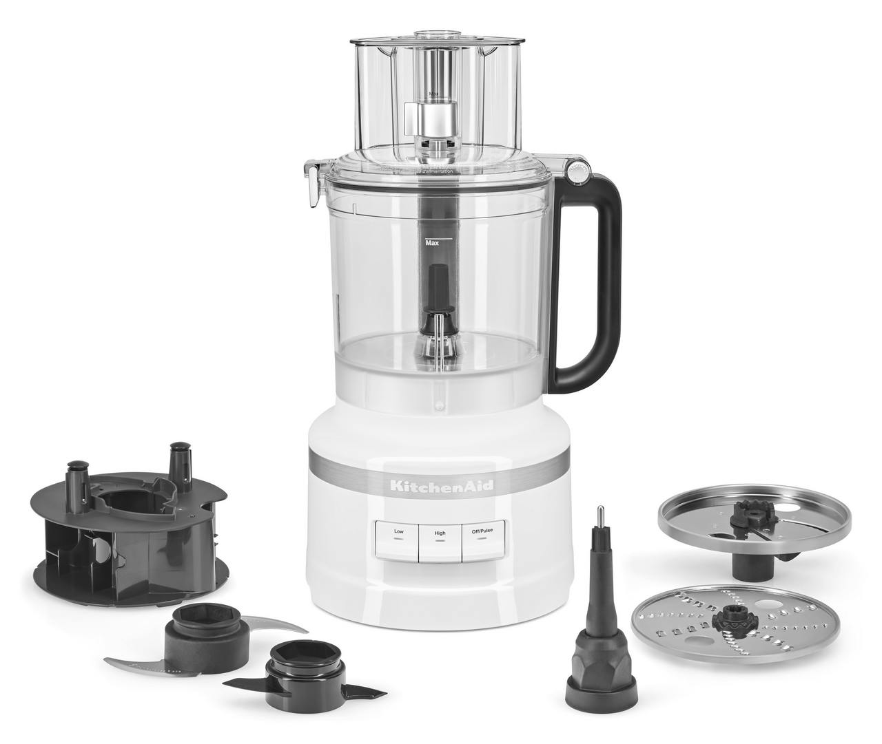 Processador de alimentos Kitchenaid 3 5KFP1318EWH, 1 litro, plástico ...