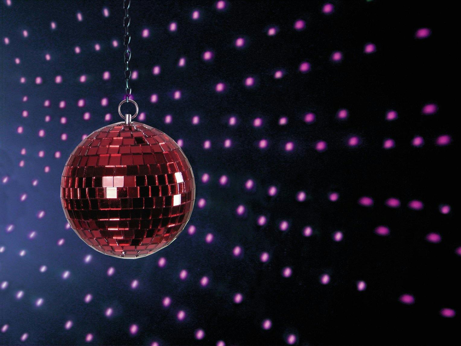 Spiegelkugel 5cm Mini Discokugel coole Party Disko Deko rot | METRO