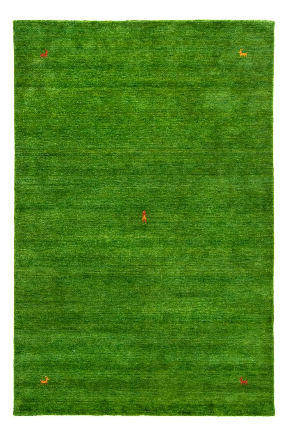 Gabbeh Teppich - Indus - Sahara - grün - 240 x 170 cm - rechteckig | METRO